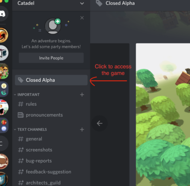 Discord Closed Alpha Instructions - Catizens Dev Log